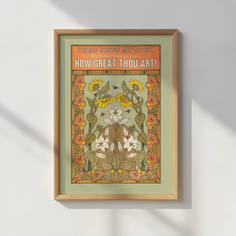 Funky Art Nouveau Prints - Etsy