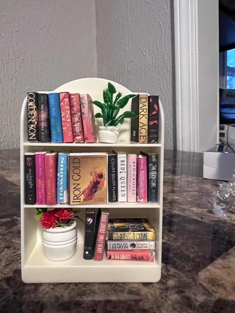 Customized Mini Bookshelf - Etsy