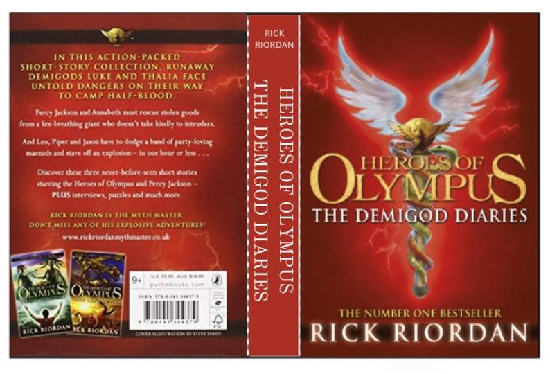 Entire Rick Riordan Collection Minibook Covers Printable - Etsy