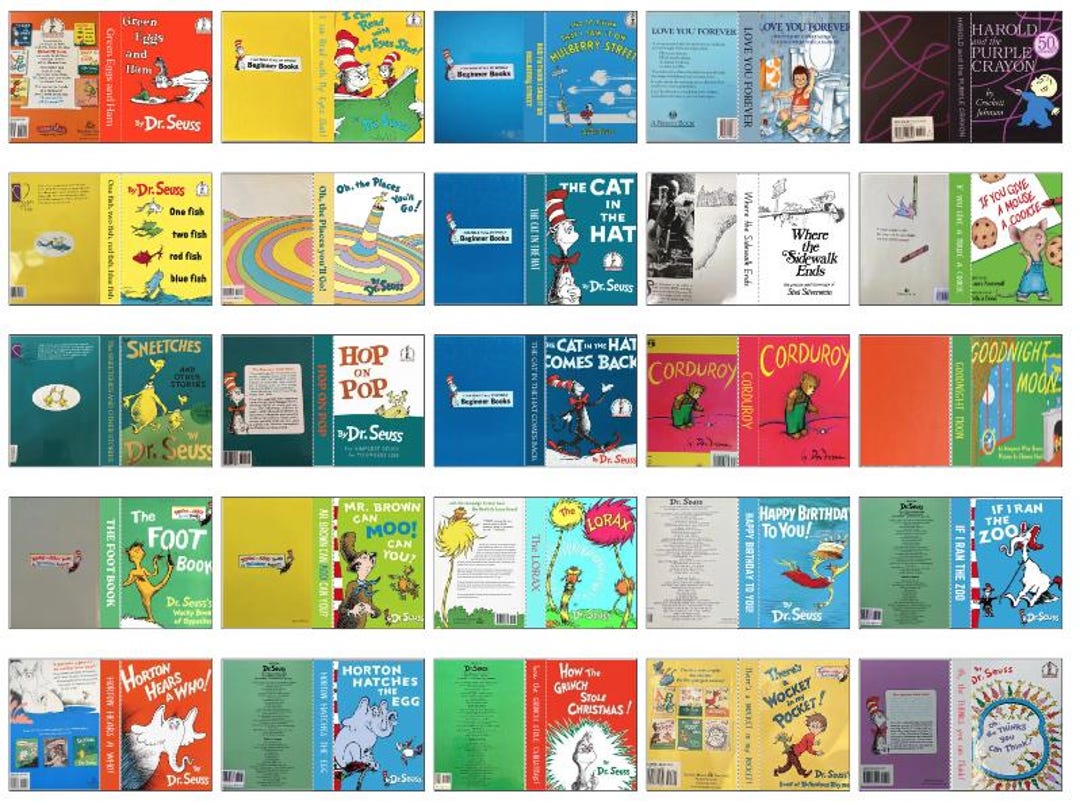 Popular Kids Minibook Covers Printable - Etsy