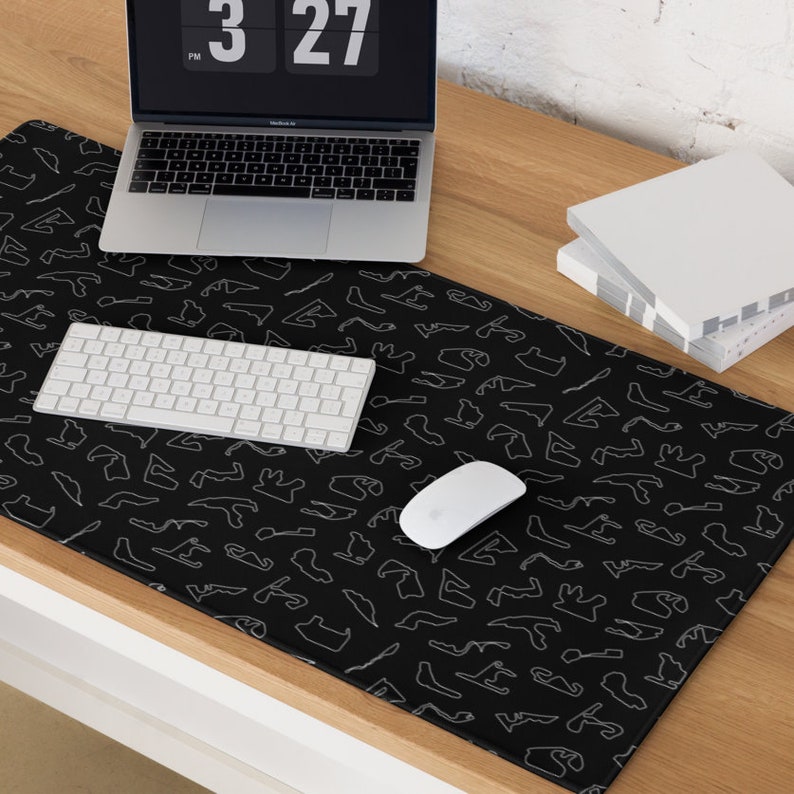 Formula 1 Desk Mat 2024 Complete Circuit Tracks Design Racing Fan ...