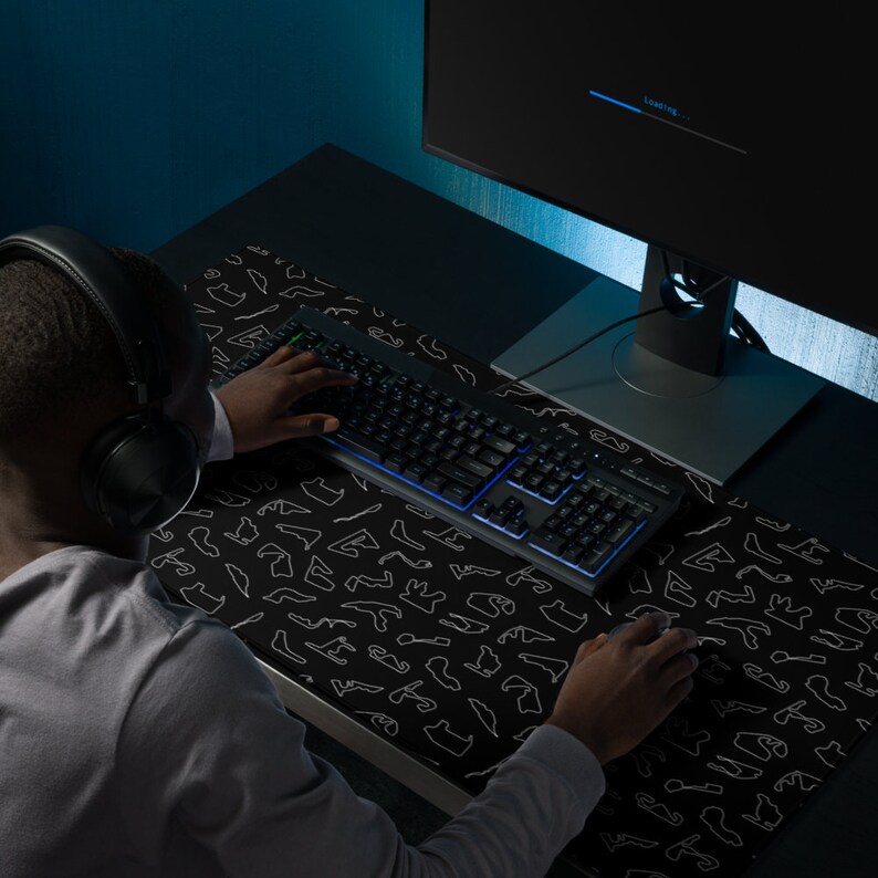 Formula 1 Desk Mat 2024 Complete Circuit Tracks Design Racing Fan ...