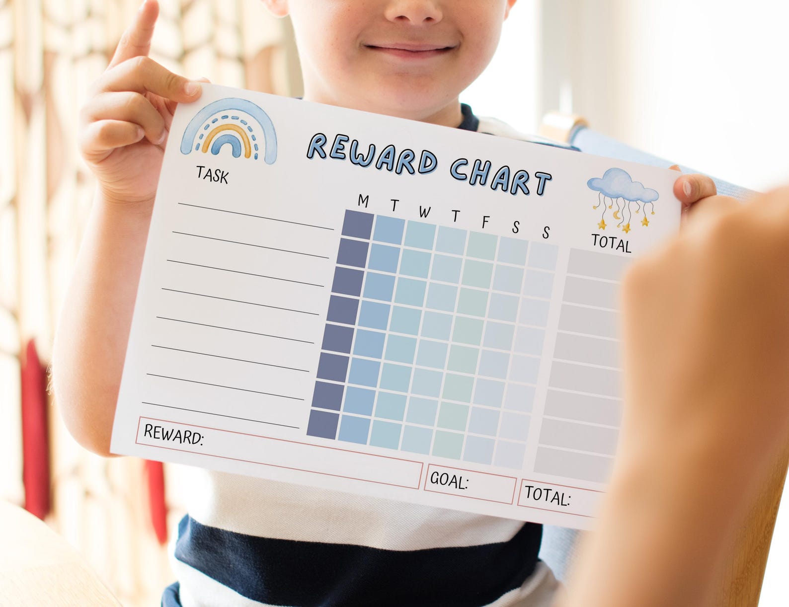 Kids Reward Chart | 3 for 1 Kid Reward Chart | Behavior Chore Chart ...