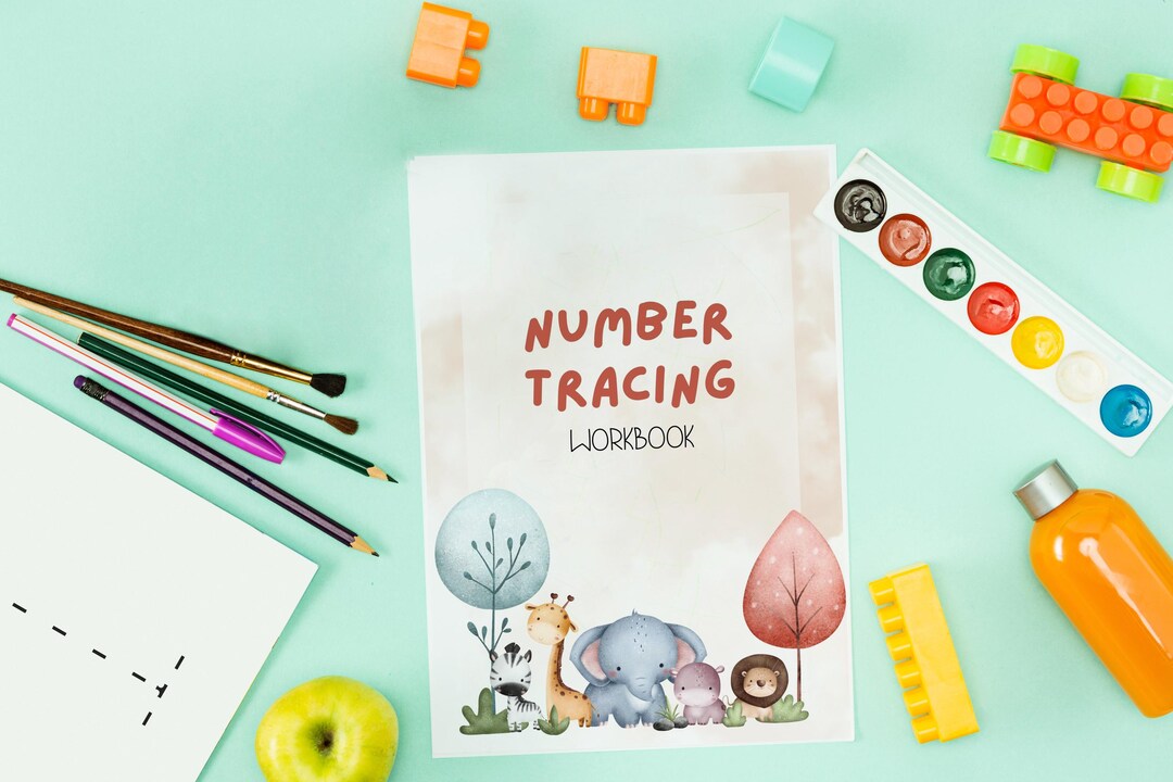 20 Number Tracing Workbook | Traceable Numbers | Preschool Worksheets ...