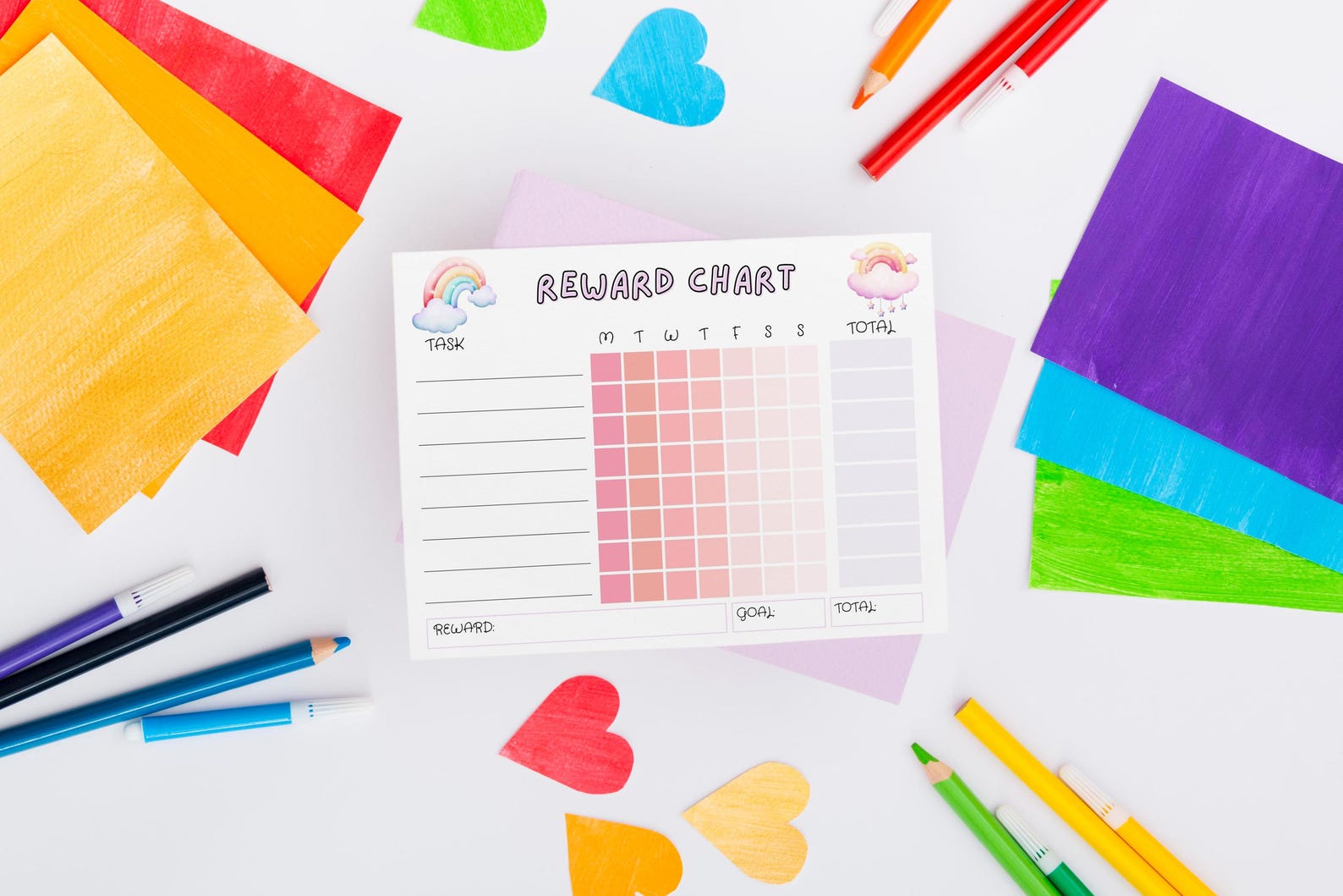 Kids Reward Chart | Superhero Chore & Behavior Tracker (digital ...