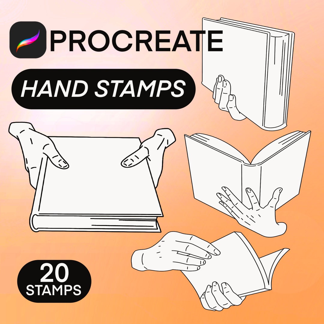 Procreate Hand Stamp Brushes: Anatomy & Manga Poses (digital Download ...