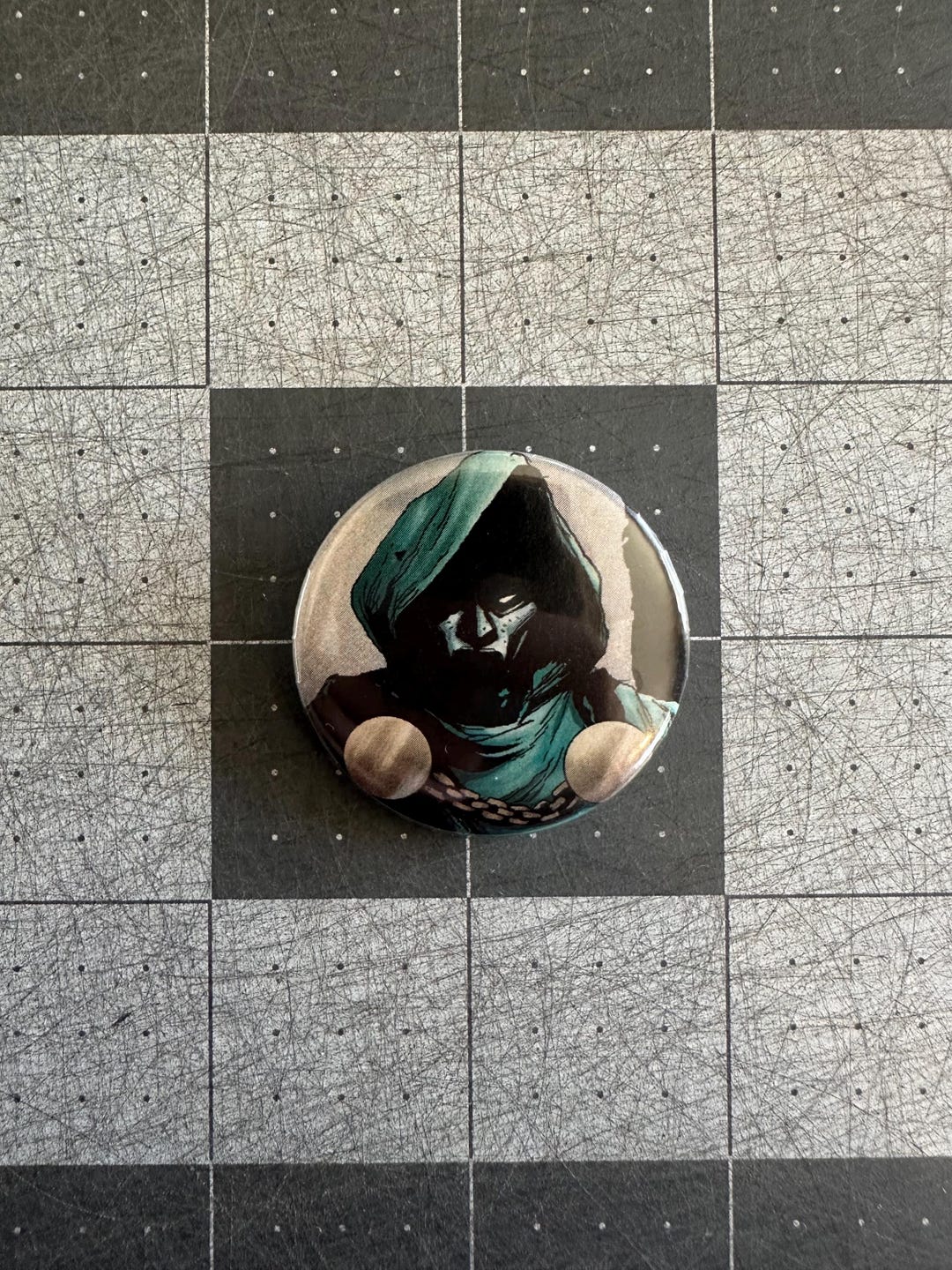 1.5” Comic Book Button - Dr. Doom - Etsy