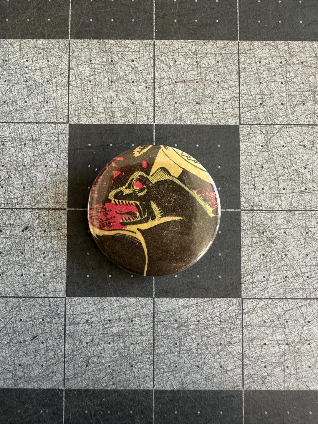 1.5” Comic Book Button - Shouting Snark - Etsy