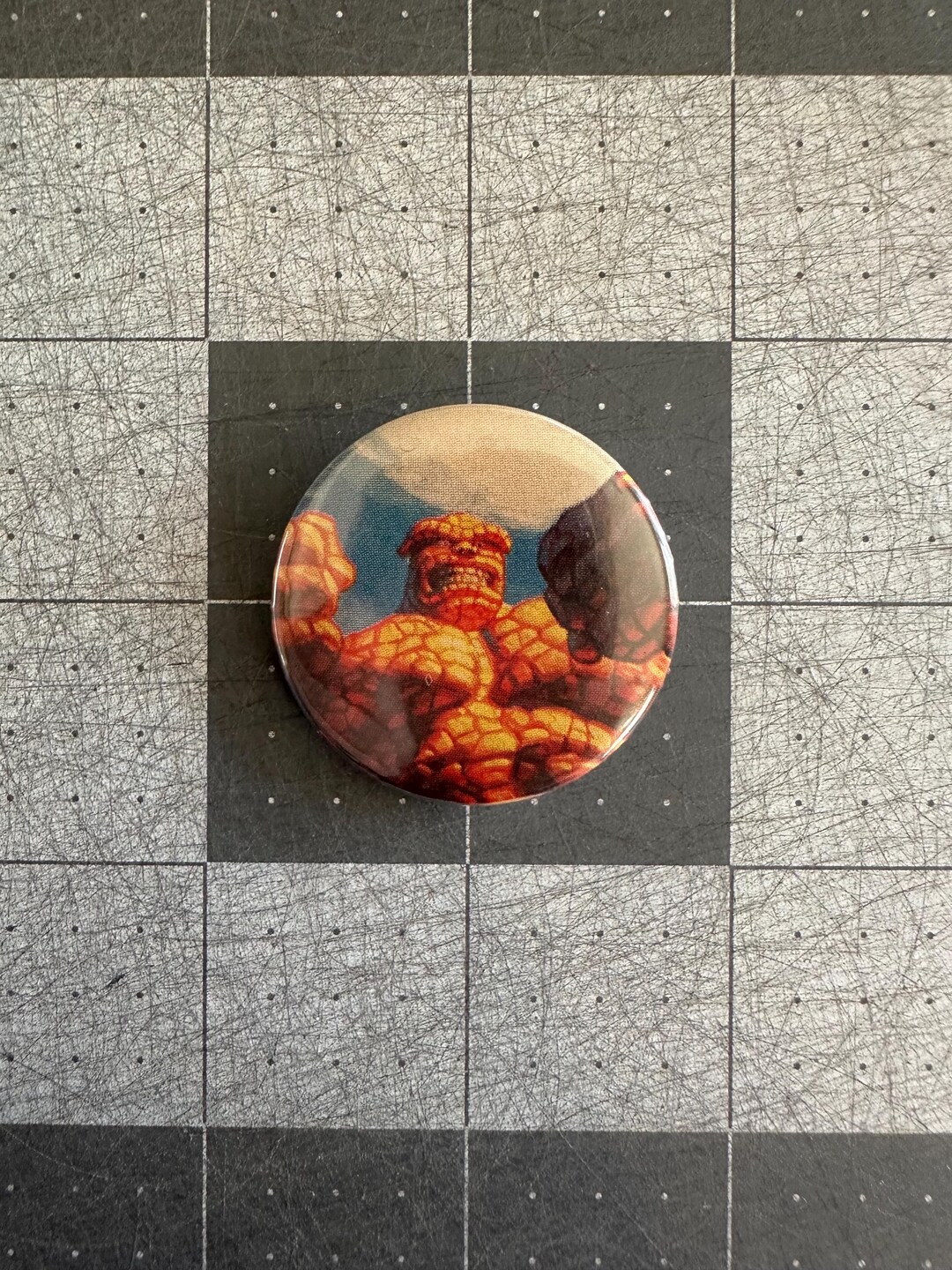 1.5” Comic Book Button - the Thing - Etsy
