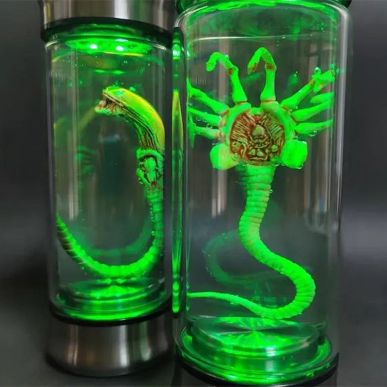 Alien Xenomorph Specimen, Facehugger Embryo Glass Jar, Alien Movie Prop ...