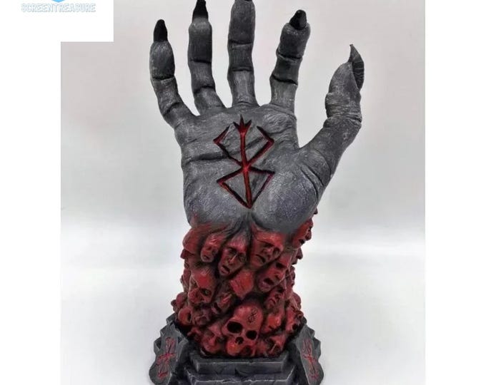 Berserk Hand of God Statue Anime Devil Hand Figure Berserk Figurine for ...