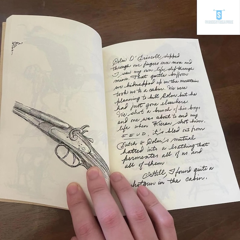 Arthur Morgan Journal Diary Arthur's Rdr2 Cosplay Video Game Props ...