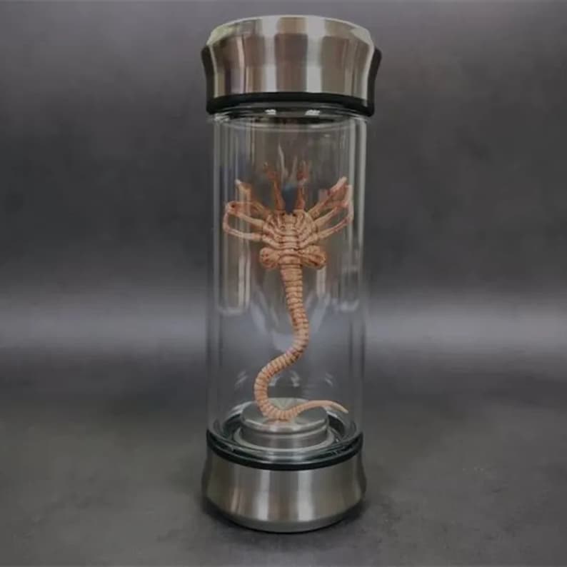 Alien Xenomorph Specimen, Facehugger Embryo Glass Jar, Alien Movie Prop ...