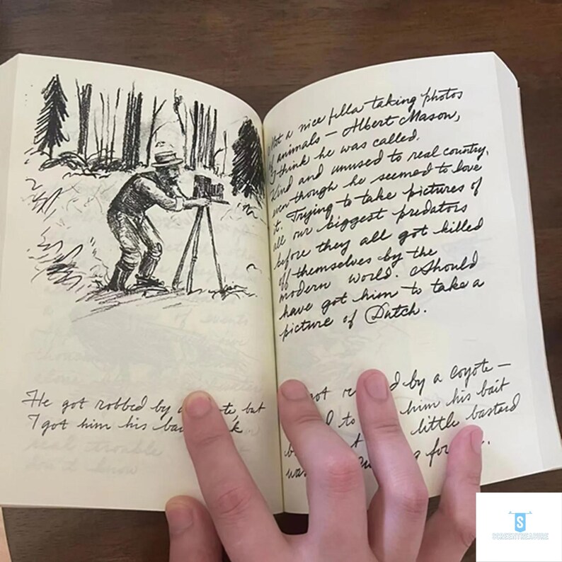 Arthur Morgan Journal Diary Arthur's Rdr2 Cosplay Video Game Props ...