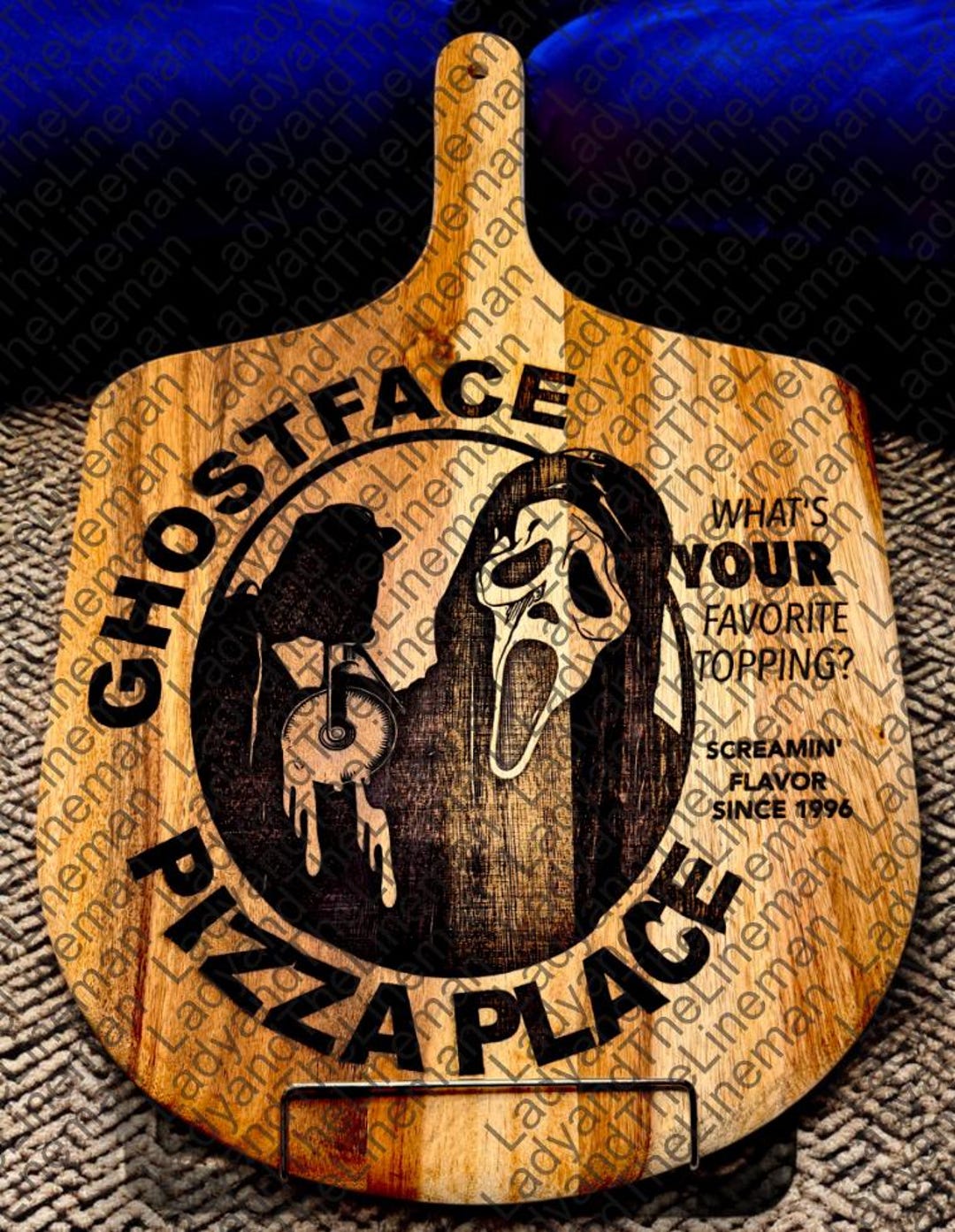 Ghostface Pizza Place SVG | Horror Pizza Parody Laser File | Digital ...