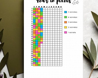 Mood Tracker Printable Bundle, Monthly Emotions Record, Wellness ...