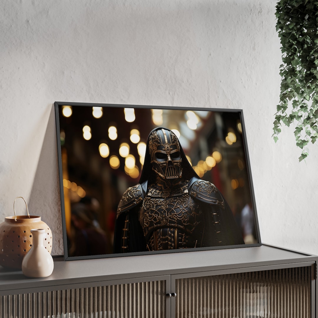 Medieval Darth Vader FRAMED - Etsy