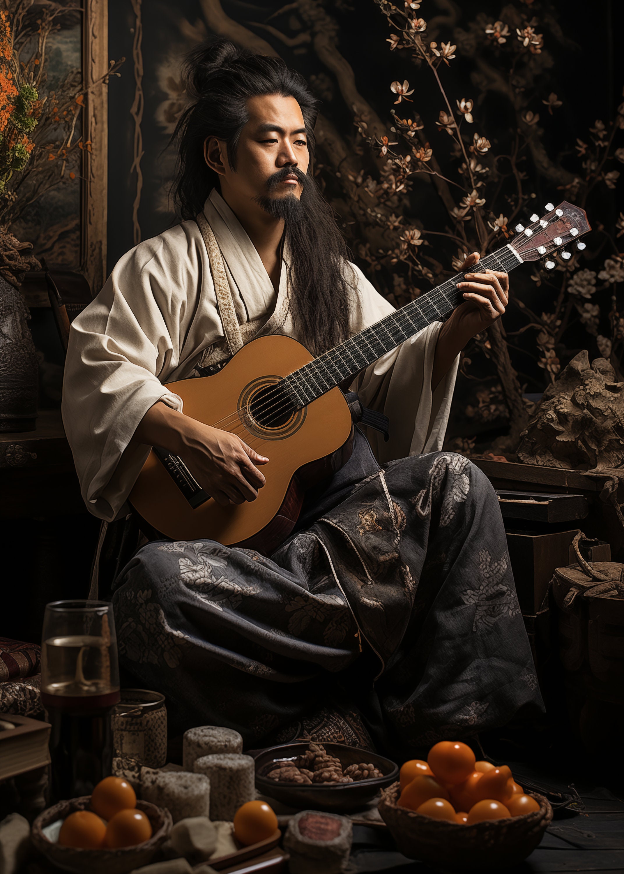 Chinese Portraiture Digital Download Digital Art Downloadable Art Wall ...