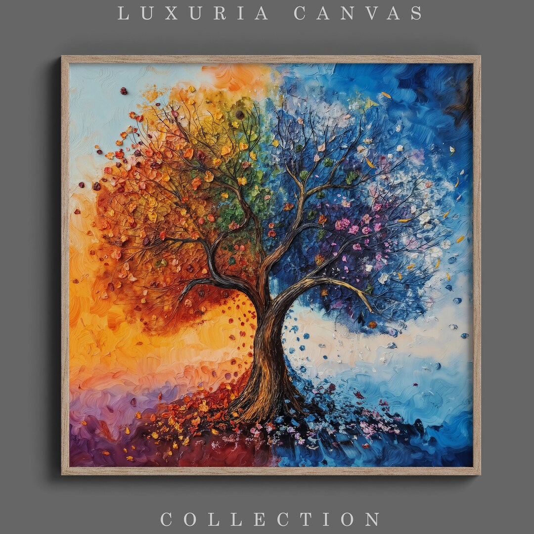 Four Seasons, Digital Download, Digital Art, Printable Art ...