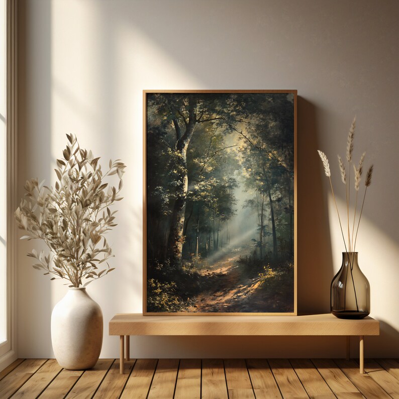 Forest Light, Digital Download, Digital Art, Printable Art ...