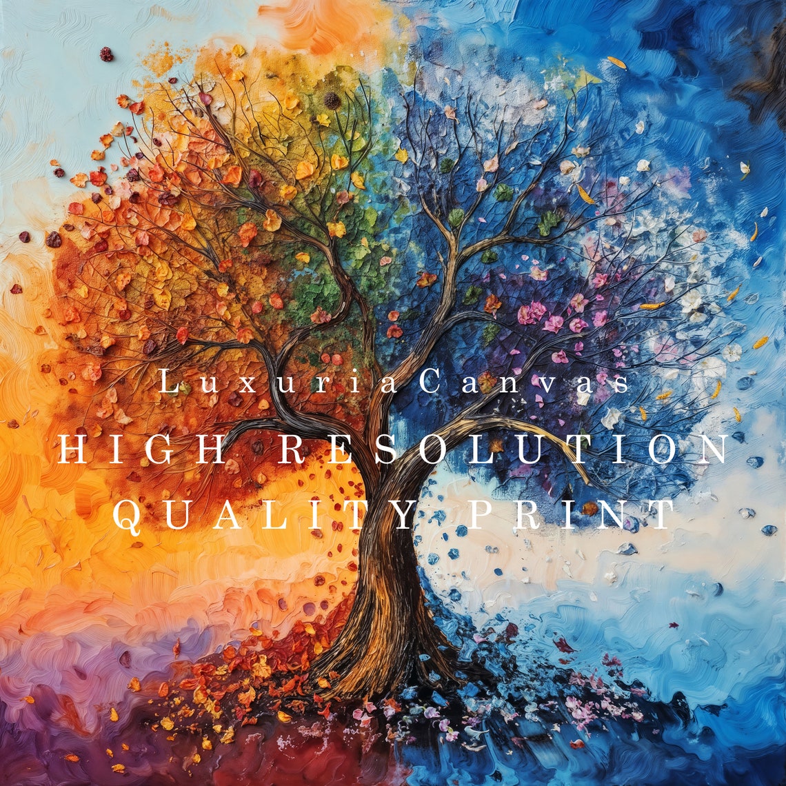 Four Seasons, Digital Download, Digital Art, Printable Art ...