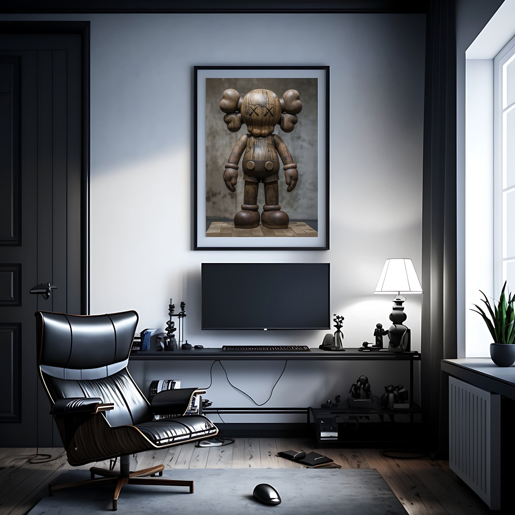 KAWS Wooden Hypebeast, Digital Download, Digital Art, Printable Art ...