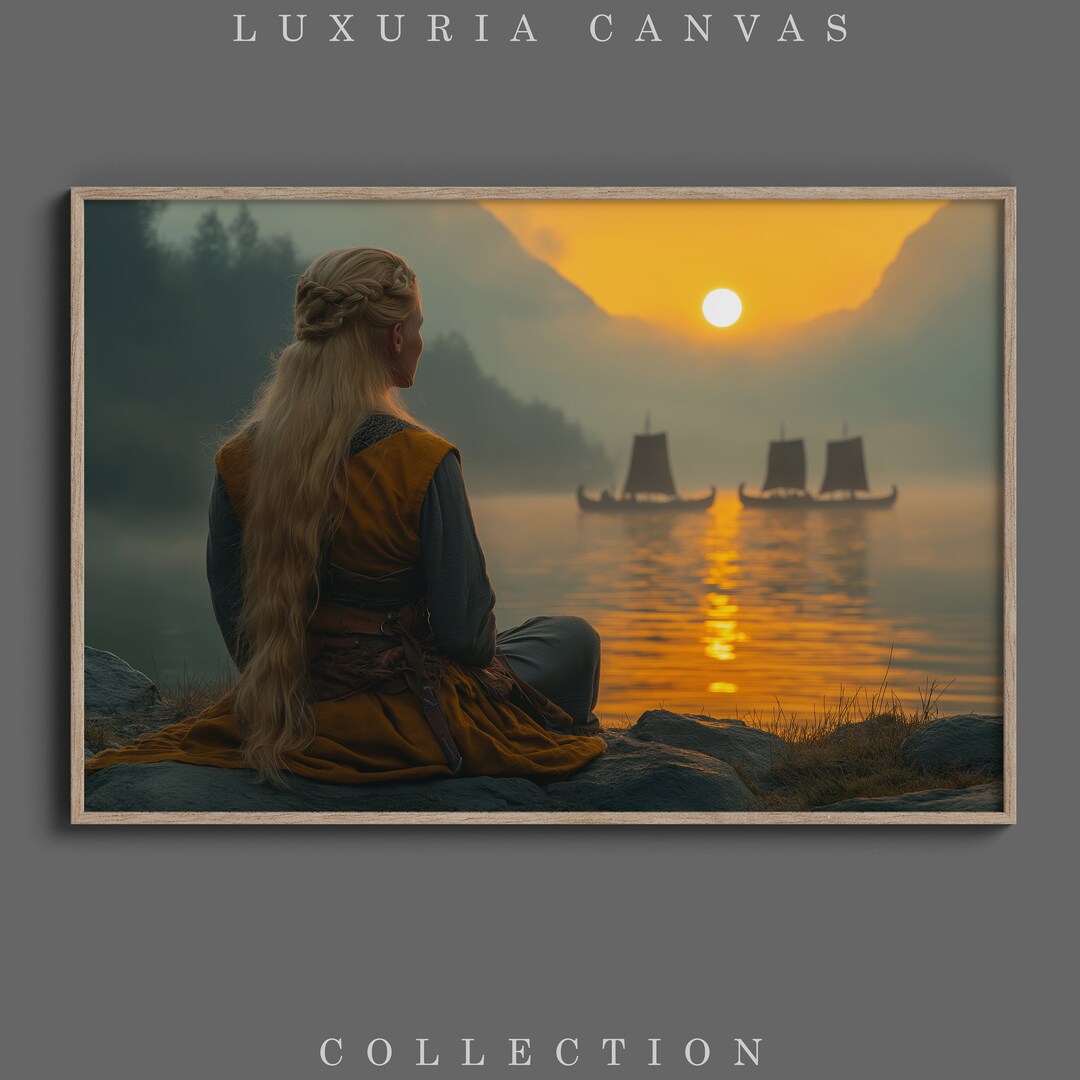 Viking Farewell, Digital Download, Digital Art, Printable Art ...