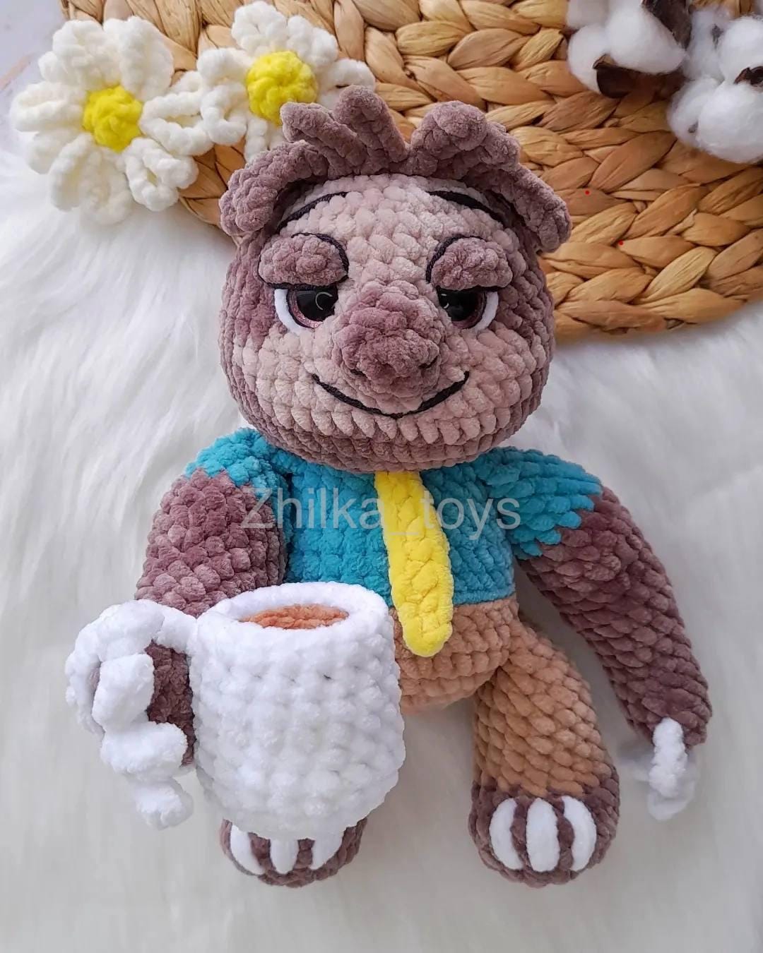 Blitz the Sloth Crochet Pattern PDF | Amigurumi Plush Toy | Seamless ...