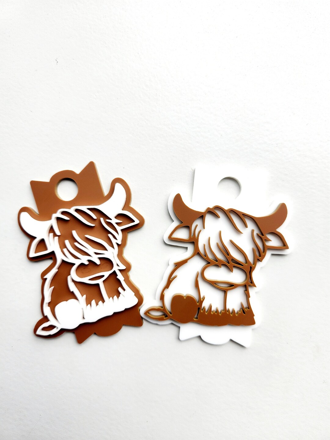 Cow Stanley Cup Topper Highland Cows Tumbler Tag Gift Idea for Cow ...