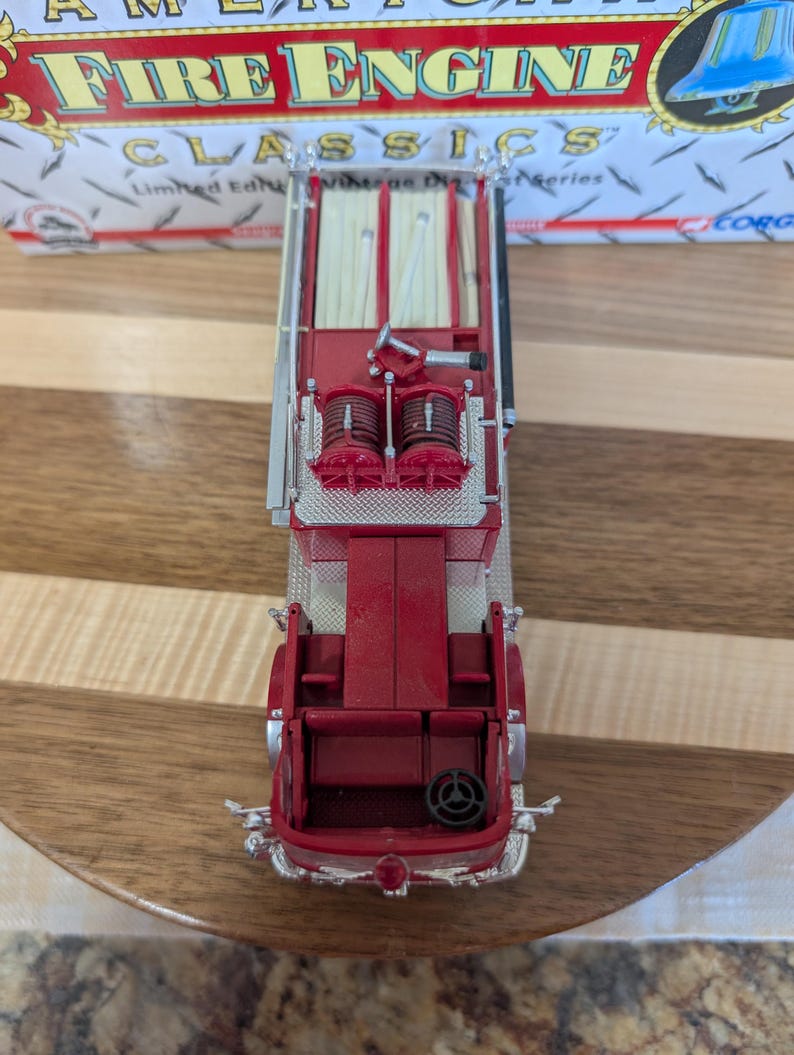 Corgi 1:50 Scale Diecast Seagrave K Fire Engine. Riverside FD Lettering ...