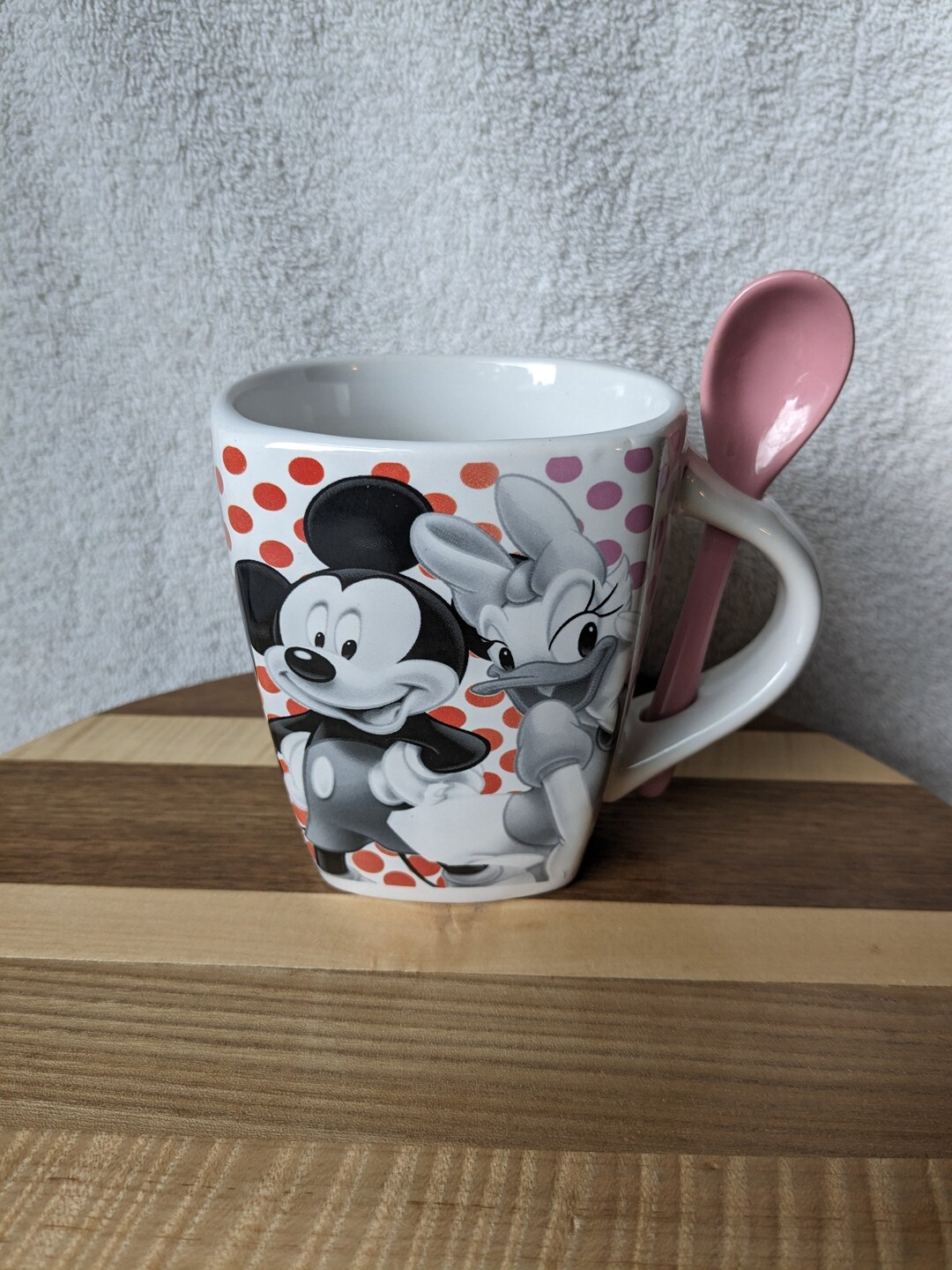 Disney Characters Porcelain Coffee Cup With Porcelain Spoon - Etsy