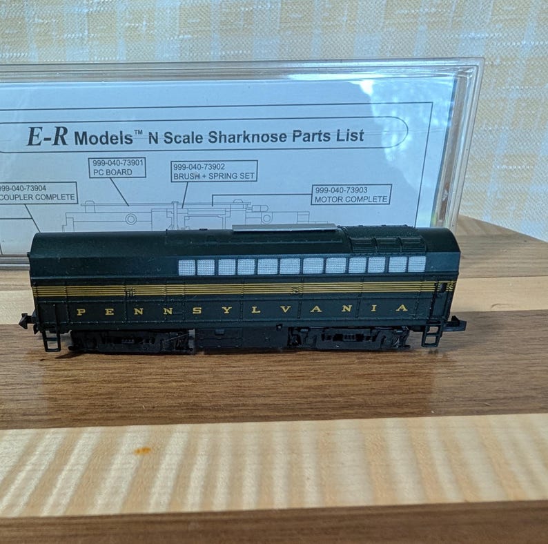 N Scale Baldwin RF-16 "sharknose" B-unit Diesel Locomotive - Etsy