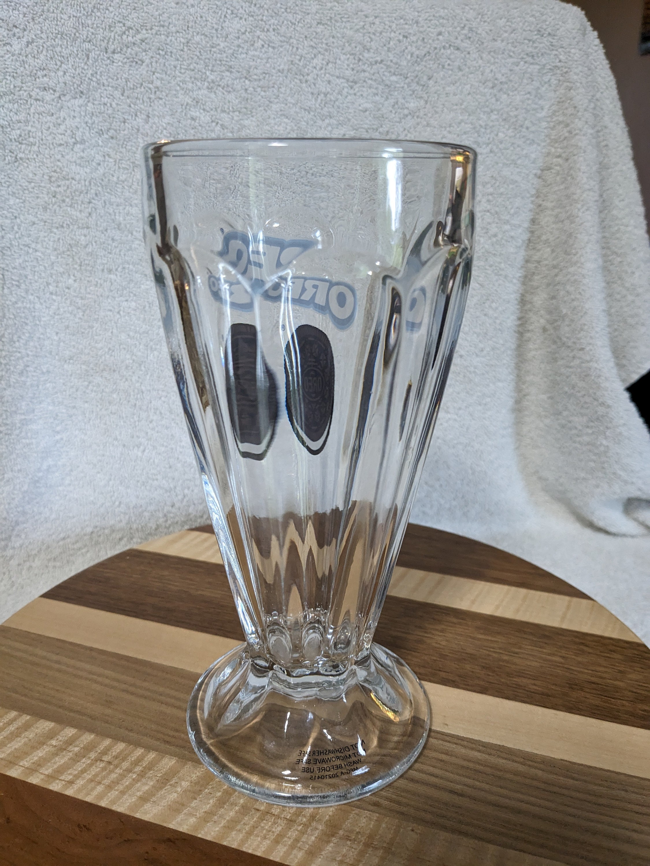 Fluted Oreo Milkshake Glass - Etsy