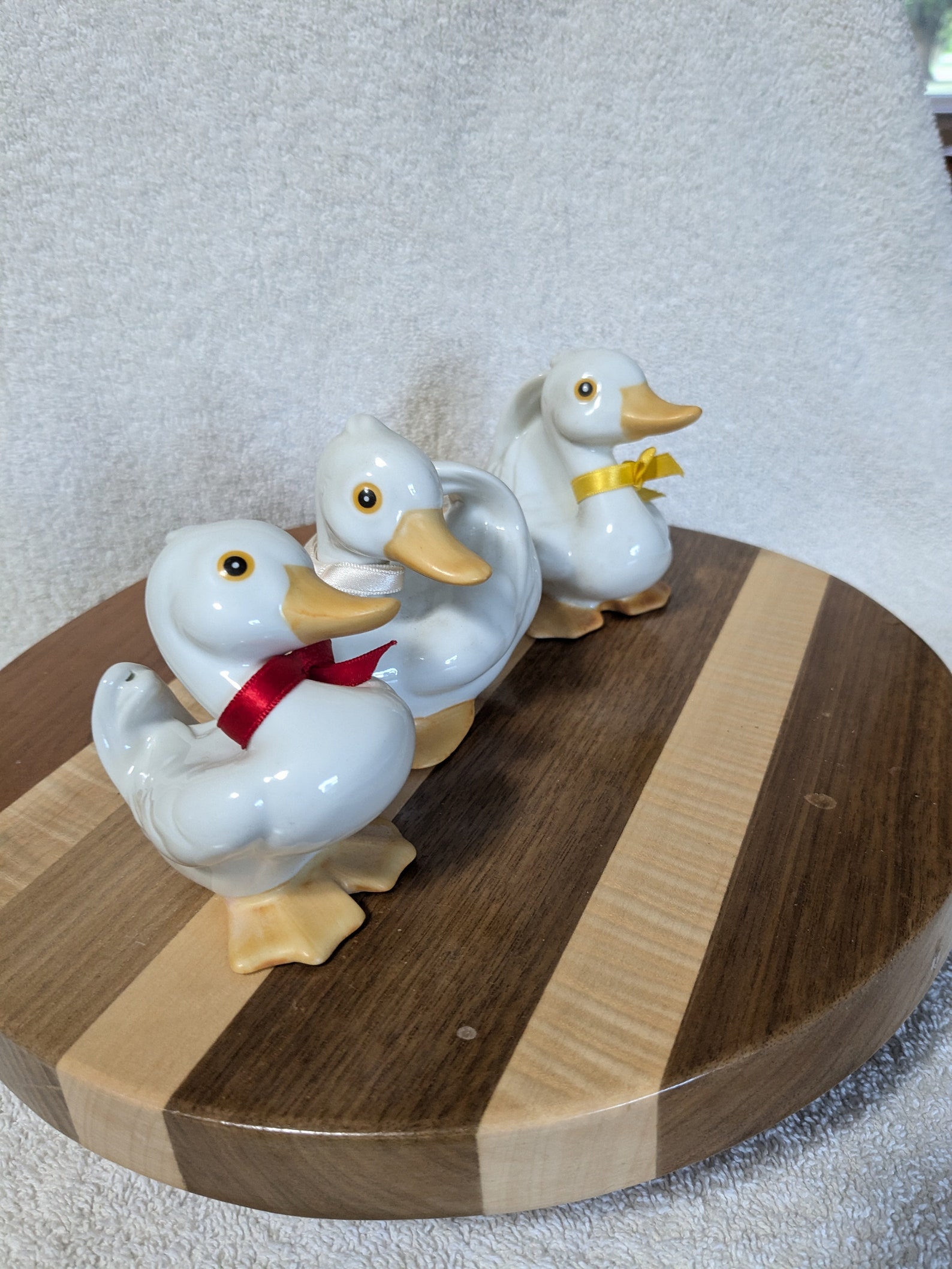 Vintage Porcelain Ducks set of Three - Etsy