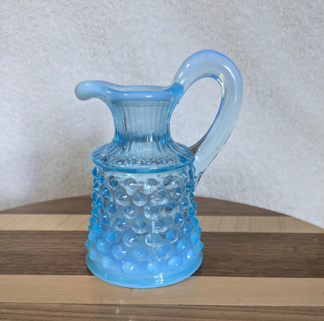 1949 Fenton Blue Opalescent Miniature Cruet - Etsy