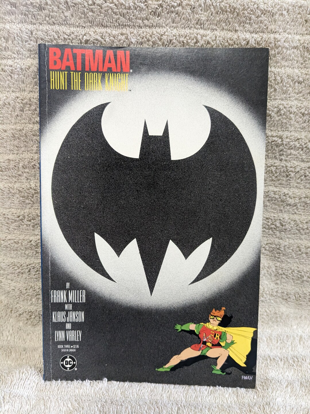 1986 Batman Hunt the Dark Knight Book 3 - Etsy