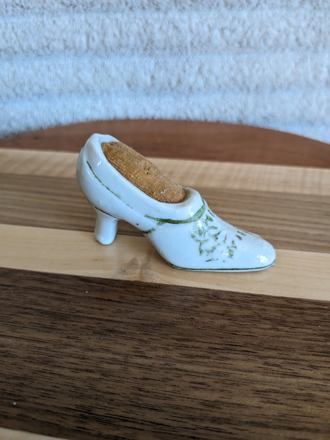 Antique Porcelain Pin Cushion. Made in Japan - Etsy