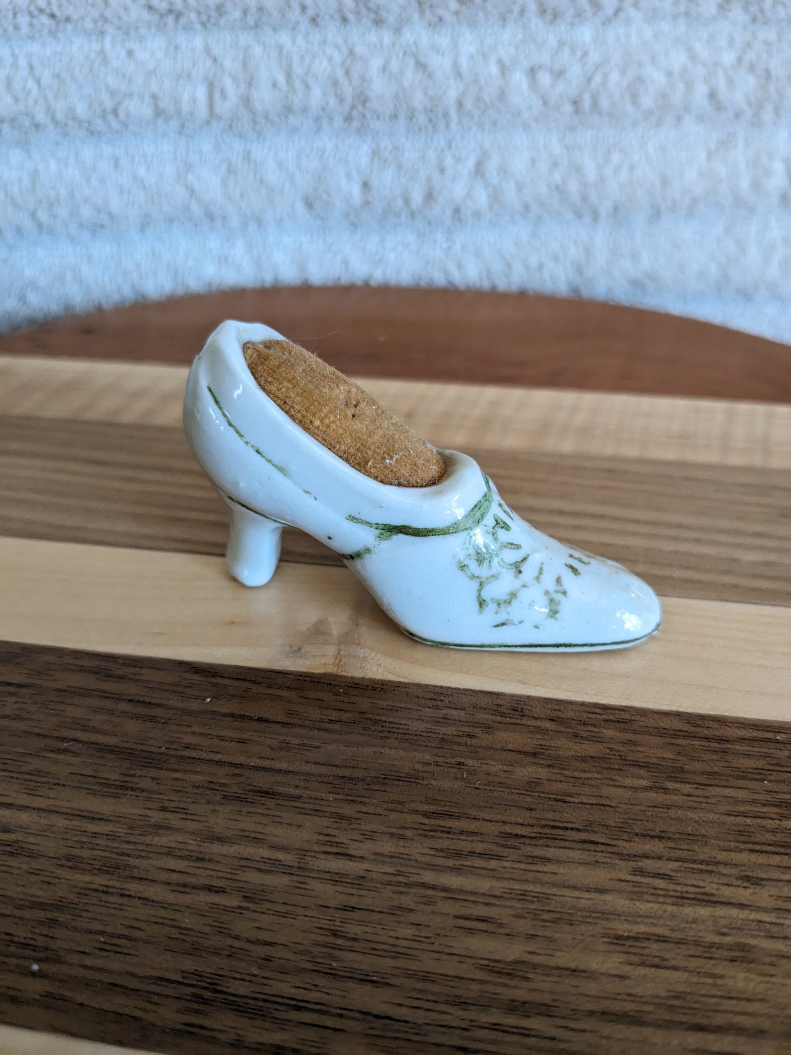 Antique Porcelain Pin Cushion. Made in Japan - Etsy
