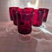 Vintage Ruby Red Luminarc 4 Ounce Wine/port Glasses. (set of Six) - Etsy