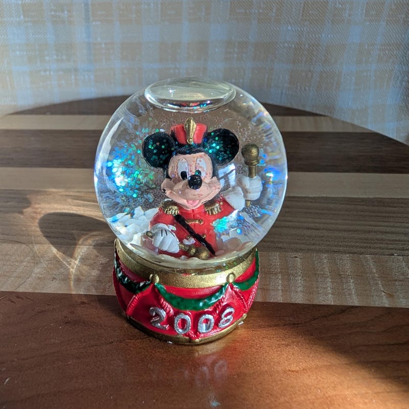 Mickey Mouse Snow Globe - Etsy