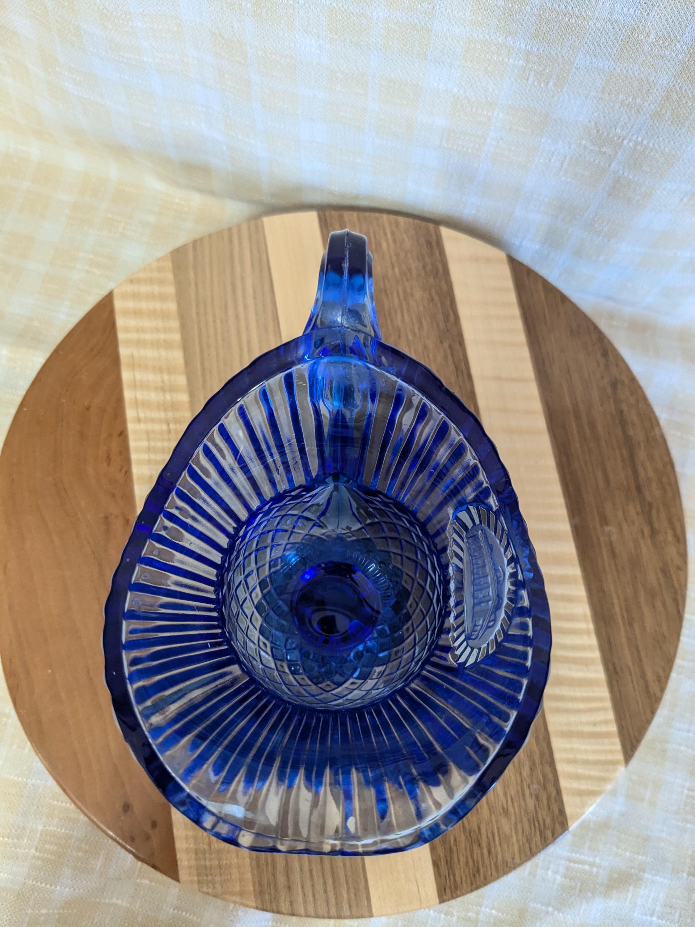 1976 Avon Cobalt Blue Pitcher. Mount Vernon Bicentennial. - Etsy