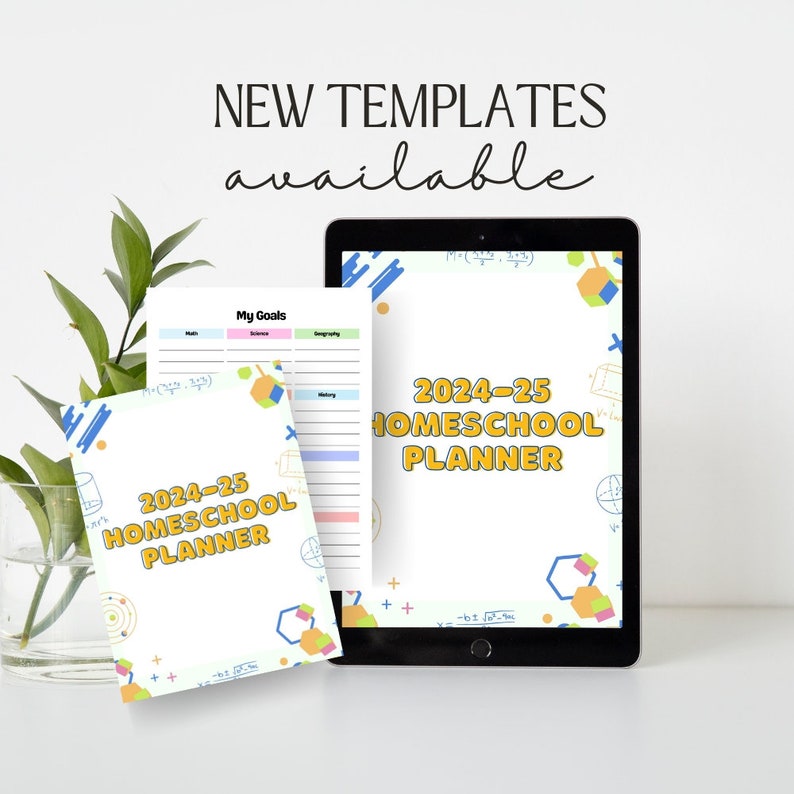 Printable Homeschool Teacher Planner, Comprehensive Curriculum Planner ...