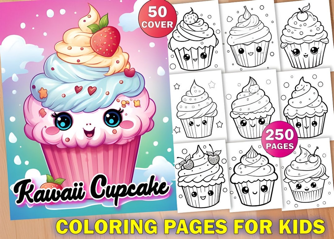 200 Cute Kawaii Coloring Pages for Kids Cute Coloring Pages for Kids ...
