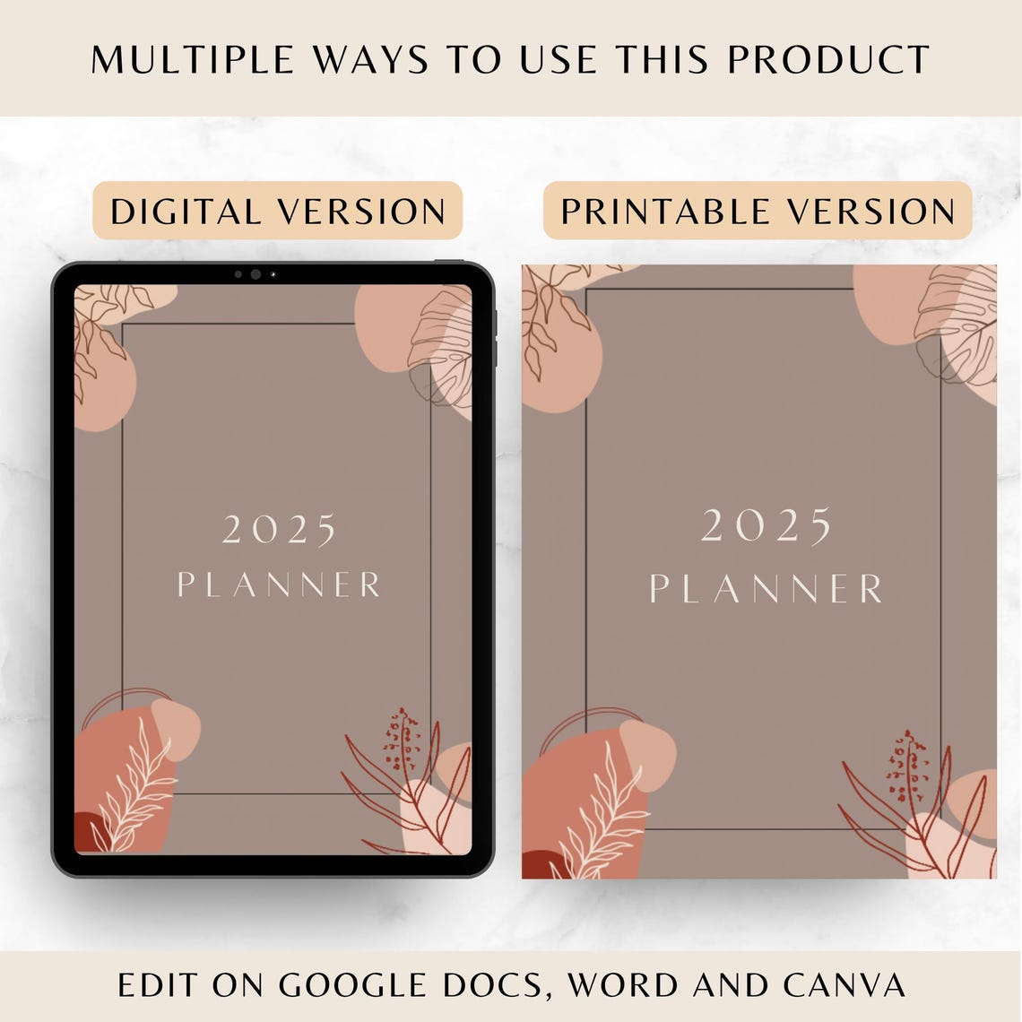 Digital Full Focus Planner Bundle, Printable Weekly Review, Daily and ...