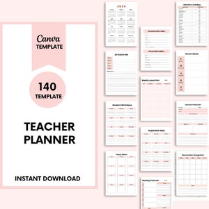 Teacher Organizer, Digital and Printable Resource for Lesson Planning ...