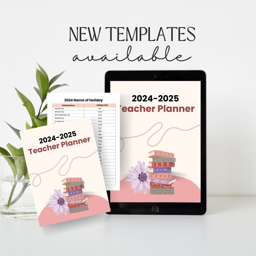 Teacher Organizer, Digital and Printable Resource for Lesson Planning ...