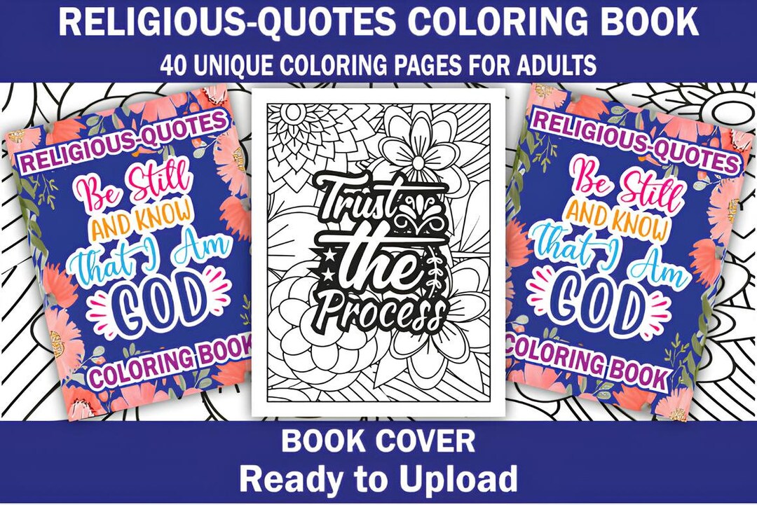 Printable Religious Quotes Coloring Book, Bible Verse Illustrations ...