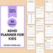ADHD Planner for Kids, Adhd Digital Planner, Colorful Layouts, Organize ...