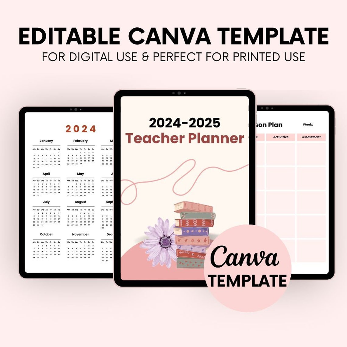 Teacher Organizer, Digital and Printable Resource for Lesson Planning ...