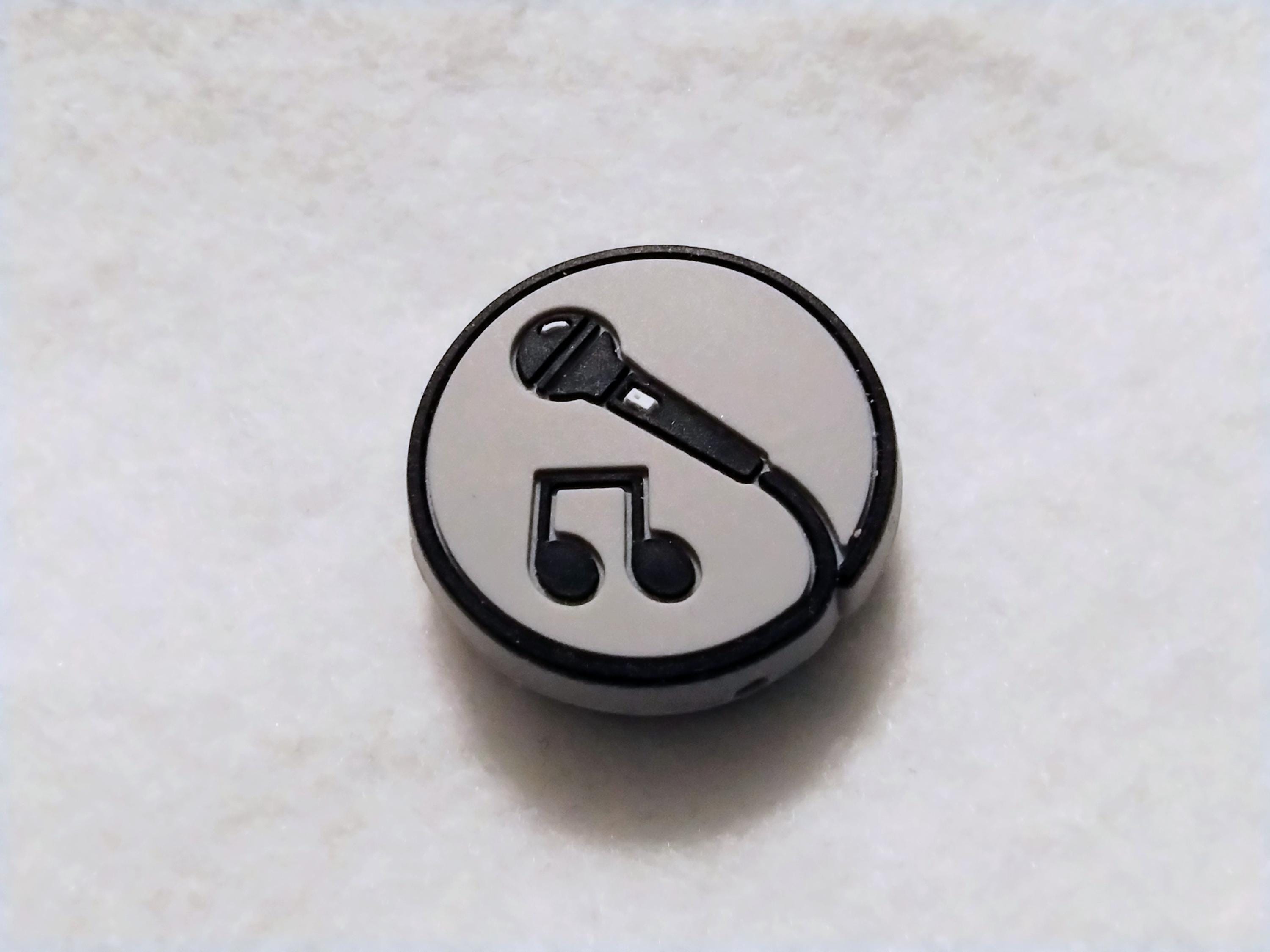 Musical Silicone Focal Beads. Music Notes, Microphone, Guitar, Jazz ...